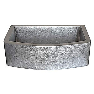 Rhapsody Farmhouse Kitchen Sink in Brushed Nickel