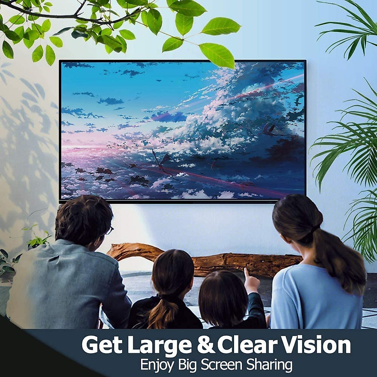 Lightning to HDMI Cable Adapter Compatible with iPhone iPad, Apple MFi Certified Lightning Digital AV Adapter 1080p HDTV Connector Cable Compatible for iPhone 12/11/XS/X/8/7 to TV Projector Monitor