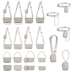 UTO Small Crossbody Bags for Women 3 in 1 Trendy Belt Purse Fashion Designer Mini Cute Sling Fanny Chest Pack