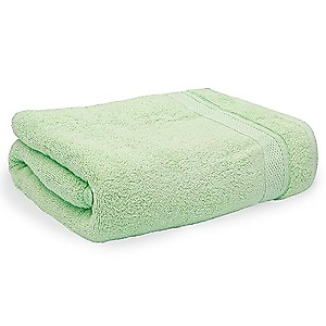 Magshion Extra Large Cotton Bath Sheet for Bathroom Adults Oversized Quick-Dry Bath Sheet Towel, Mint Green