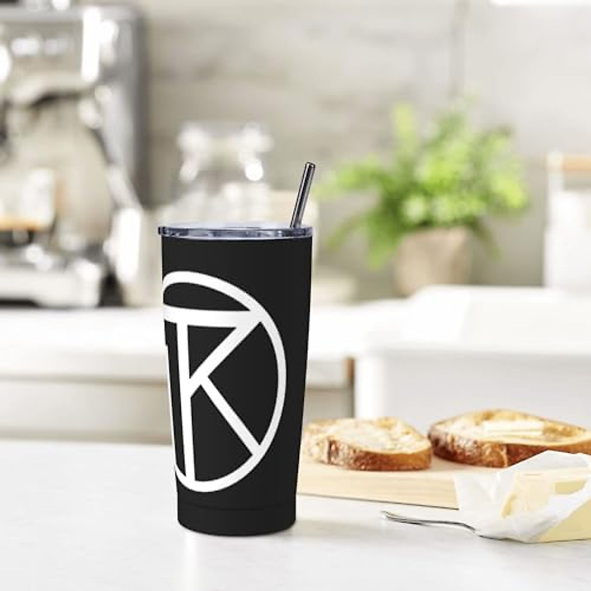 HIKTIEK Kate Musics Bush Stainless Steel Insulated Car Sippy Cup With Lid Travel Mug for Cold Hot 20 oz