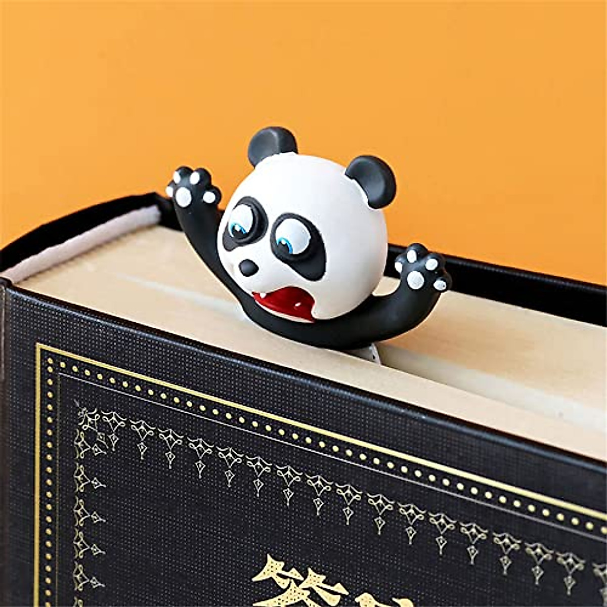 3D Animal Bookmark Cartoon Page Clip Funny Stereo Reading Bookmark for Kids Children Cute Bag fillers Birthday Party Gift - Wolf