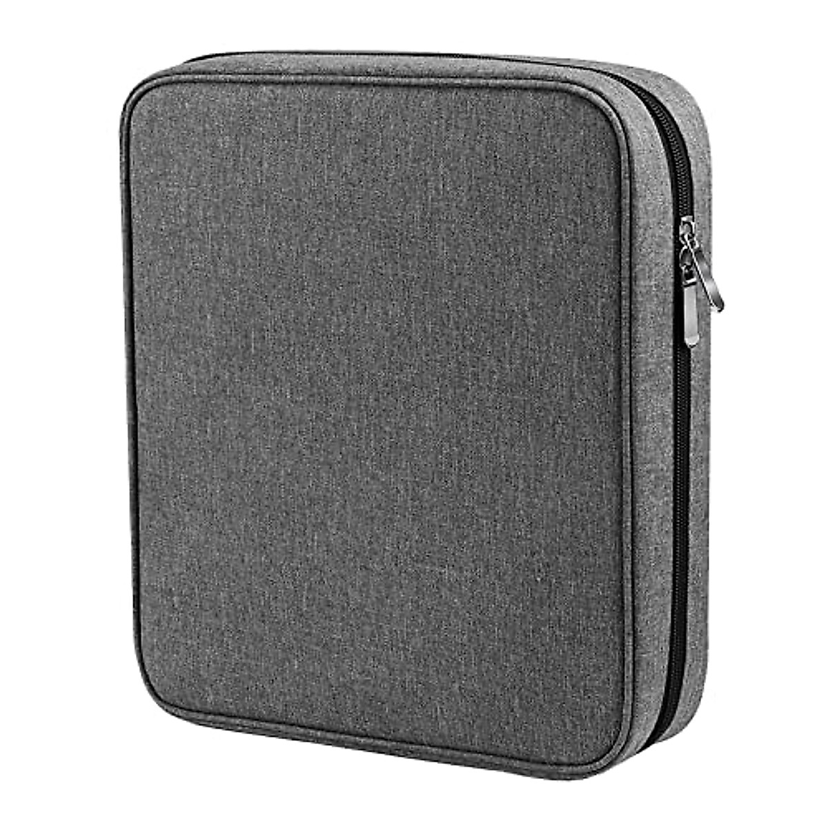 B Baosity Sewing Accessories Organizer with Clear Pockets, Sewing Supplies Organizer Storage Bag for Embroidery Hoop, Stitch Tools, Gray