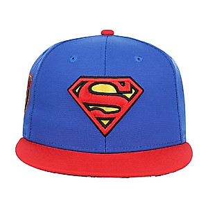 DC Comics Superman w/Comic UV Adjustable Snapback Cap RBL/RED