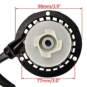 WOOSTAR Recoil Pull Starter Replacement for 2 Stroke 47cc 49cc 50cc Mini Pocket Bike Dirt Pit Bike