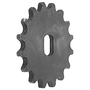 Alomejor Chain Sprocket Gear Electric Scooter Motor Engine 16 Tooth Sprocket Metal Chain Wheel for 12X17mm