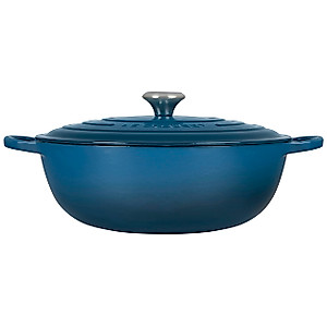 Le Creuset Enameled Cast Iron Signature Chef's Oven, 7.5 qt., Deep Teal