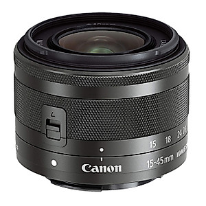 Canon EOS M200 Mirrorless Digital Camera with 15-45mm f/3.5-6.3 is STM Lens + 55-250mm f/4-5.6 is STM Lens + 420-800mm Super Telephoto Lens + 64GB Memory Card, Professional Photo Bundle (44pc)