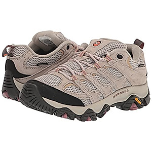 Merrell Women's Moab 3 Waterproof Hiking Shoe, Aluminum, 8