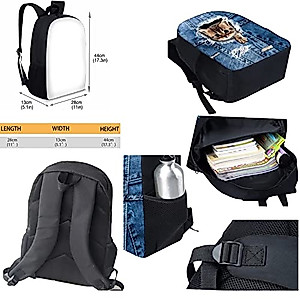 Glomenade Full Set of 3 School Bags for Kids Teenage Student Capybara Backpacks Casual Large Bookbag with Water Bottle Sleeve Insulated Thermal Lunch Bag