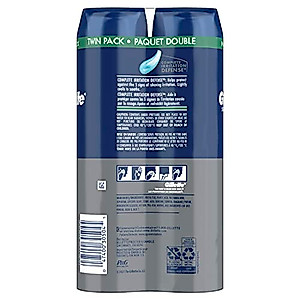 Gillette Series 3X Action Shave Gel, Sensitive Twin Pack (7 Ounce Each)