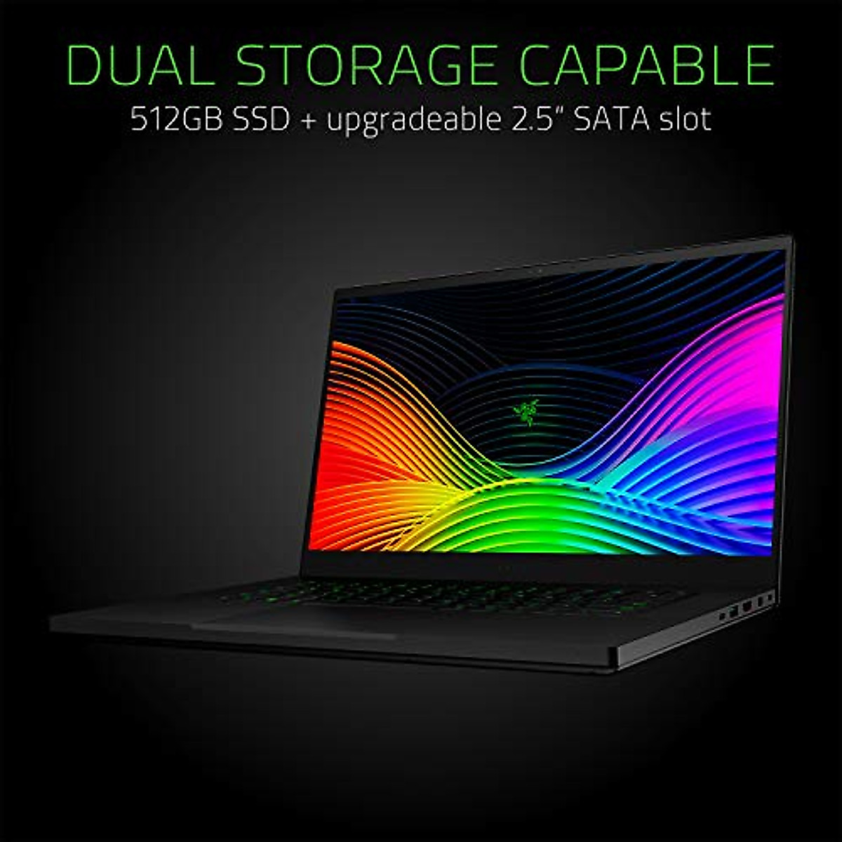 Razer Blade 15 Gaming Laptop 2019: Intel Core i7-9750H 6 Core, NVIDIA GeForce RTX 2060, 15.6" FHD 1080p 144Hz, 16GB RAM, 512GB SSD, CNC Aluminum, Chroma RGB Lighting, Thunderbolt 3