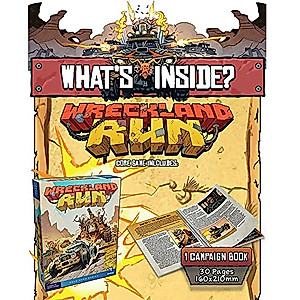 Renegade Games Studios Wreckland Run - Solo Hero Series, Renegade Games, Ages 10+, 1 Player Solo Campaign Game, 30-45 Min Per Campaign, Medium