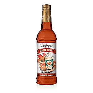 Jordan's Skinny Syrups Sugar Free Maple Donut Coffee Syrup, 25.4oz - Gluten Free, Keto Friendly