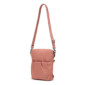 Pacsafe Women's Citysafe CX Anti Theft Convertible Crossbody, ECONYL Rose