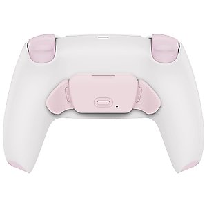 HEXGAMING Esports Rival Controller 2 Mappable Rear Buttons & Interchangeable Thumbsticks & Hair Trigger Compatible with ps5 Controller Custom Controller PC Wireless FPS Gamepad - Cherry Blossoms Pink