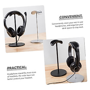 Parliky Headphone Stand Headphone Holder Computer Holder Desktop Computer Stand Gaming Accessories Headphone Display Stand Computer Accessories Aluminum Alloy Headset Organizer