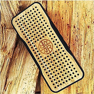Reveal Solar Speaker, Portable Wireless Bluetooth Bamboo Speaker & Phone Charger Eco-Friendly Bamboo Wood Design