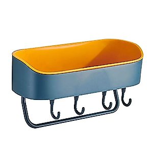 BEAUTTI DAUPHINE Self Adhesive Wall Mounted Shower Caddy Shelf Bath Organizer, Shampoo Shelves Storage Basket Soap Holder for Bathroom, Kitchen