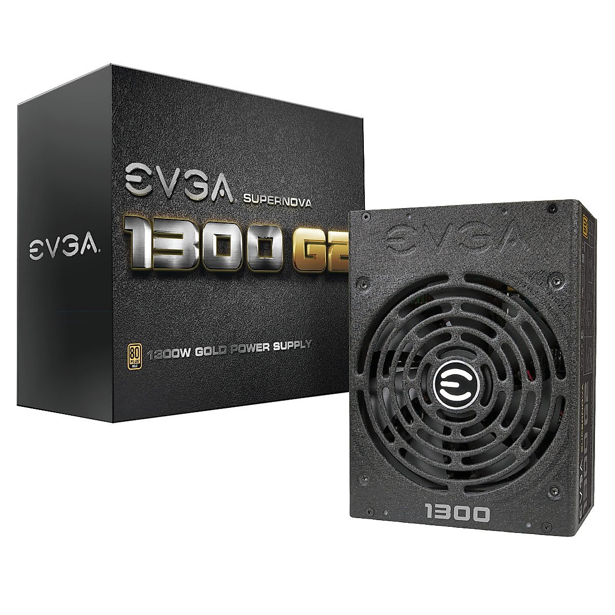 EVGA SuperNOVA 1300 G2 80+ GOLD, 1300W Fully Modular NVIDIA SLI and Crossfire Ready 10 Year Warranty Power Supply 120-G2-1300-XR