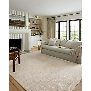 Loloi II Kamala Collection KAM-03 Natural/Mist 2'-7" x 12'-0" Runner Rug