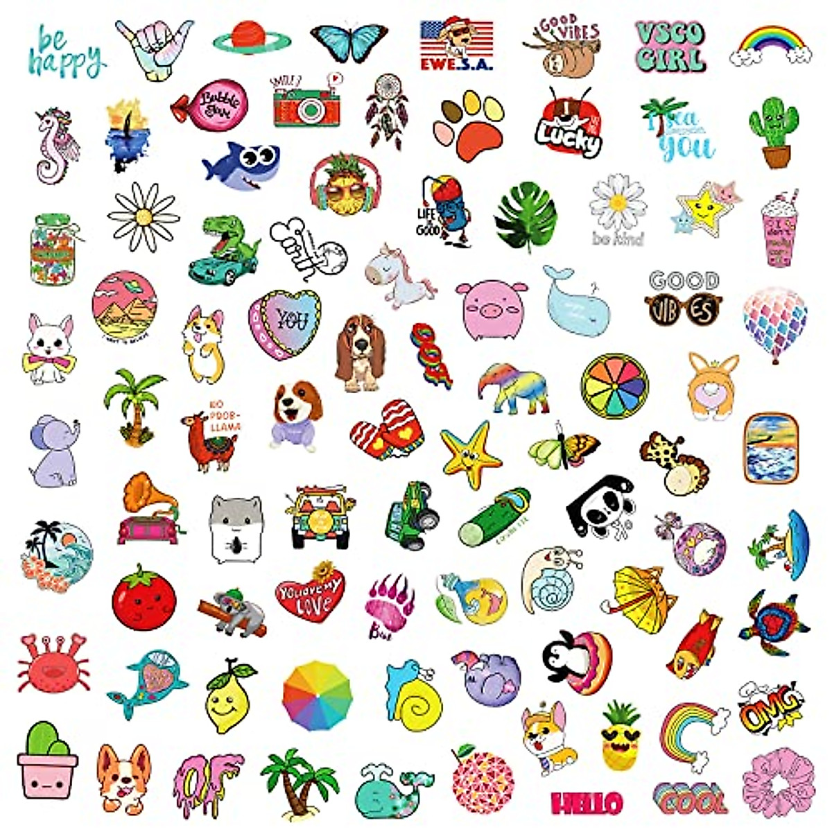 1000pcs Stickers Pack, Bulk Stickers for Teens, Adults, Waterproof Vinyl Stickers for Hyfroflask, Laptop, Cute Cool Sticker Pack for Teacher, Gift for Girls, Boys,