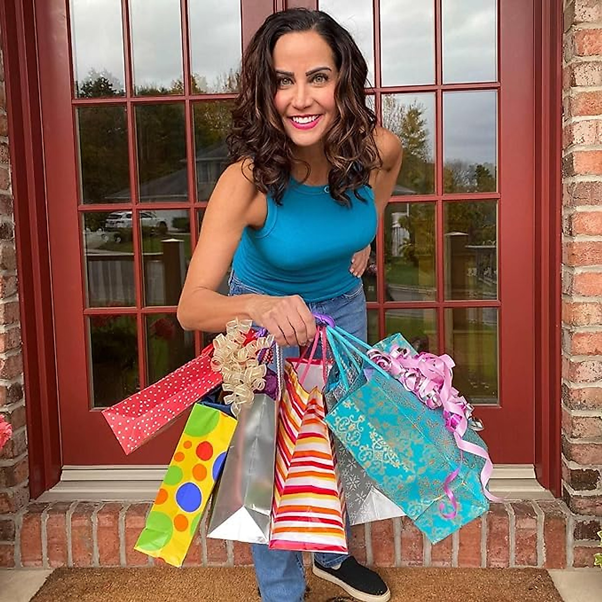 Click & Carry Grocery Bag Carrier as seen on Shark Tank with Soft Cushion Grip (Black, Single) | Hands Free Grocery Bag Carrier | Plastic Bag Holder | Sports Gear Carrier | Click and Carry with Ease