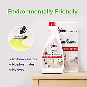 Official Roborock Multi-Surface Floor Cleaning Solution, Compatible with Ultra, All Roborock Robot Vacuums with Mopping and The Dyad/Dyad Pro Wet and Dry Vacuum, 16.2 oz, Concentrate, Dilution Ratio 1:300