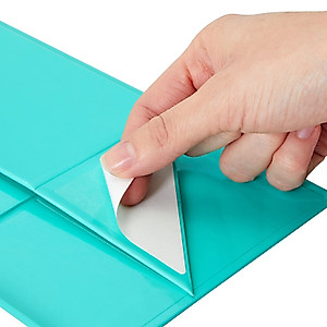 6 Pack Square Magnetic Gift Box with Lid, 10x10x4 Groomsmen and Bridesmaid Boxes for Proposal, Glossy Teal