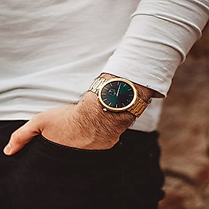 Stainless Steel Watch Band Metal Quick Release Watch Strap for Men Women Replacement Wristband General Adjustable Solid Metal Straight End Bracelet 18mm 19mm 20mm 21mm 22mm 23mm 24mm 25mm (19mm,Rose Gold)