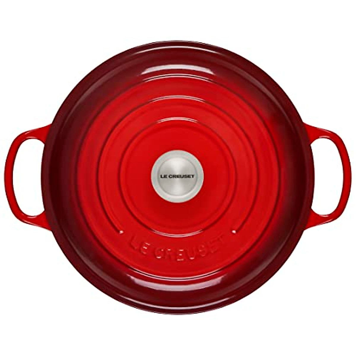 Le Creuset Enameled Cast Iron Signature Braiser, 3.5 qt., Cerise