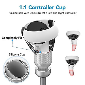 DGPCT VR Golf Club for Oculus Quest 2, Alluminum Golf Club Attachment Compatible with Oculus Meta Quest 2, with 1: 1 Sleeve, Counterweight and Realistic Rubber Grip