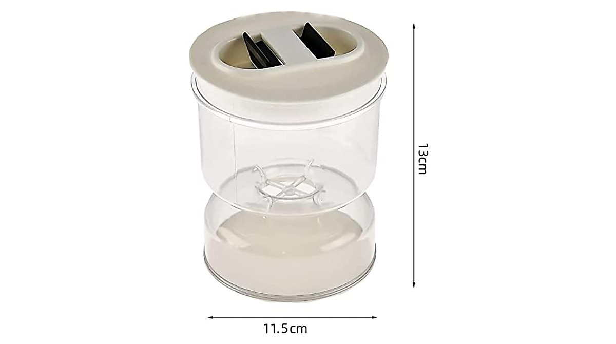 XCVBNM Pickle & Olive Hourglass Jar - Easy Food Storage