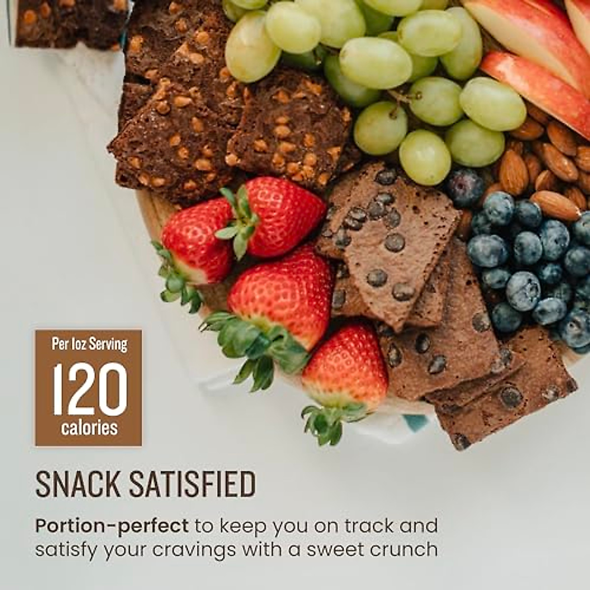 Sheila G's Brownie Brittle – Original Chocolate Chip Thin and Crispy Sweet Snacks (Pack of 6, 5 oz), Rich Gourmet Brownie Bites Dessert