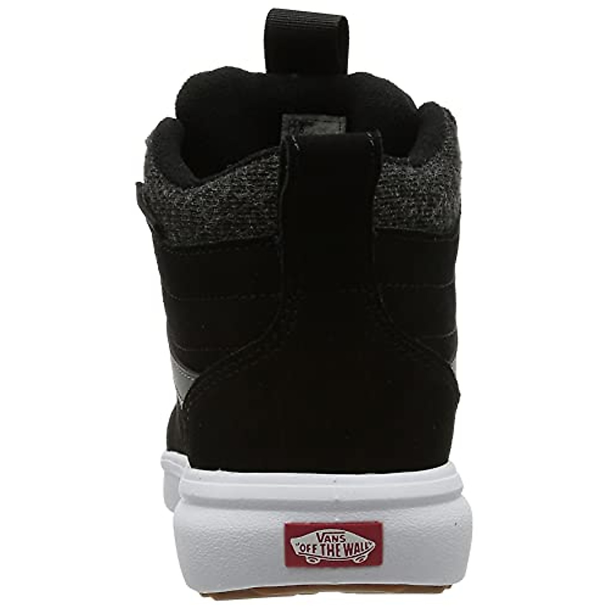 Vans Women's Hi-Top Trainers Sneaker, Suede Black Pewter, 9