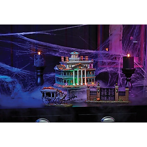 Department 56 Snow Village Halloween Accessories Disneyland The Haunted Mansion Gate Figurine, 4.75 Inch, Multicolor