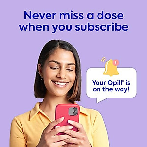 Opill, Daily Oral Birth Control Pills, Over-The-Counter Progestin-Only Contraceptive, FDA-Approved & Estrogen-Free, 28 Count