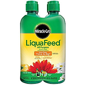 Miracle-Gro LiquaFeed All Purpose Plant Food Advance Starter Kit and Refills Bundle: One Feeder and Five Bottles