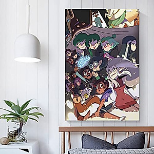HUANGWW Owl House Season 2 Fanart Canvas Art Poster And Canvas Wall Art Living Room Posters Bedroom Painting, Wall Art Picture Print Modern Family Bedroom Decor Posters 16x24inch(40x60cm)