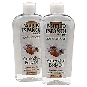 Instituto Español Almond Body Oil, Smoothness for your Skin, 2-Pack Of 8.5 FL Oz each, 2 Bottles