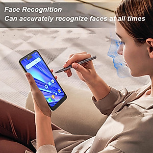 ciciglow I14 Pro Smartphone, 6.1 Inch 4G Mobile Phone, 4GB RAM 32GB ROM, 1080x2320 HD Display, 8MP+8MP Camera, 4800mAh, Face ID, GPS, WiFi, Bluetooth (Gold)