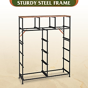 WLIVE Tall Dresser for Bedroom, Fabric Dresser Storage Tower, Dresser & Chest of Drawers Organizer Unit with 11 Drawers, Storage Cabinet, Hallway, Closets, Steel Frame, Wood Top