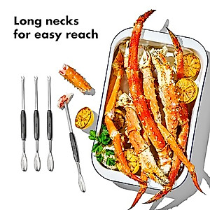 OXO Good Grips Seafood Picks 4-Pack, Silver