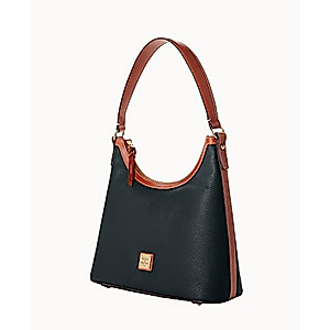 Dooney & Bourke Pebbled Leather Hobo Shoulder Bag (black)