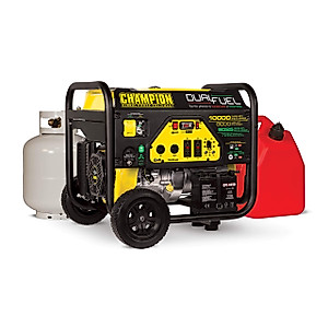 Champion 8000-Watt Dual Fuel Portable Generator with Electric Start