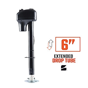 Bastion Distribution Power Tongue Jack | Electric or Manual Operation | A-Frame 3500LB Capacity | 12V | Front LED | for Trailers, Campers, and Boats