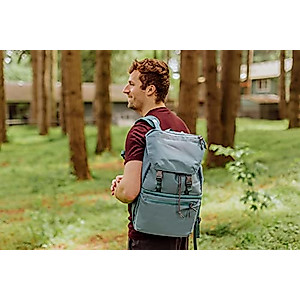 ONIVA Tarana Backpack Cooler made with Recycled Material, Soft Cooler Backpack, Upcycled Cooler Bag, (Aurora Blue)