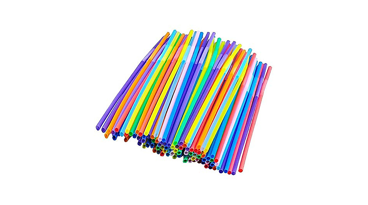 Bendy Multi-Colored Flexible Straws - 100pk Party & Craft