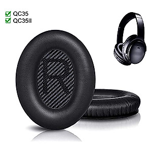 Headphones Replacement Ear Pads for Bose QC15, QC25, QC35, QC35ii. (QC35, QC35II)
