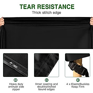 Outdoor Swing Cover 3 Triple Seater Waterproof Hammock Cover Garden Swing Cover for Outdoor Furniture Glider Chair Cover Patio Swing Covers UV Resistant Swing Canopy Cover All Weather Protection